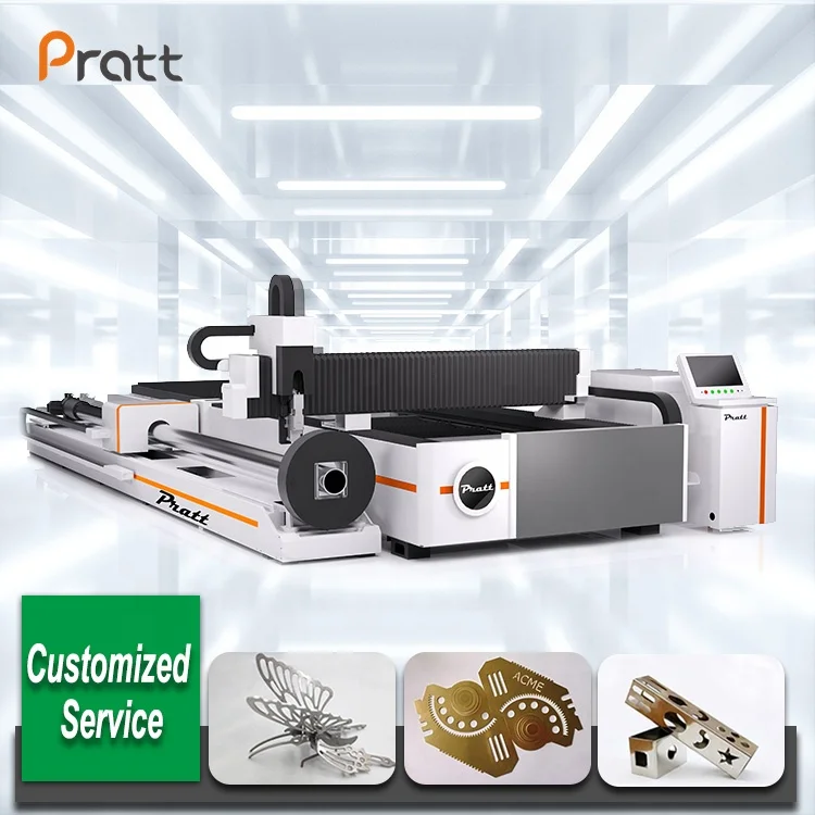 Pratt Cnc Fiber Laser Cutting Machine Cnc Laser Cutter High Precision ...
