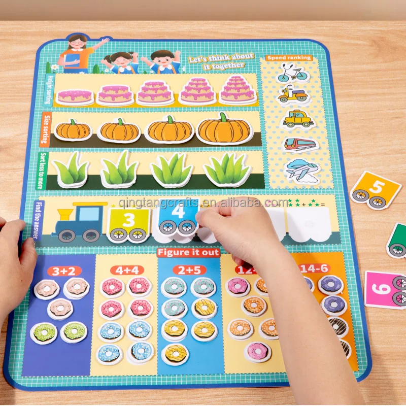 Funny Number Counting Wall Chart Math Learning Toys Educational Number ...