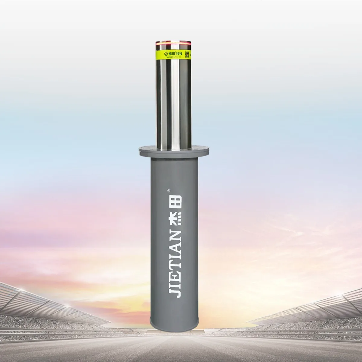 Automatic Rising Parking Bollards Electrical Hydraulic Rising Bollard ...