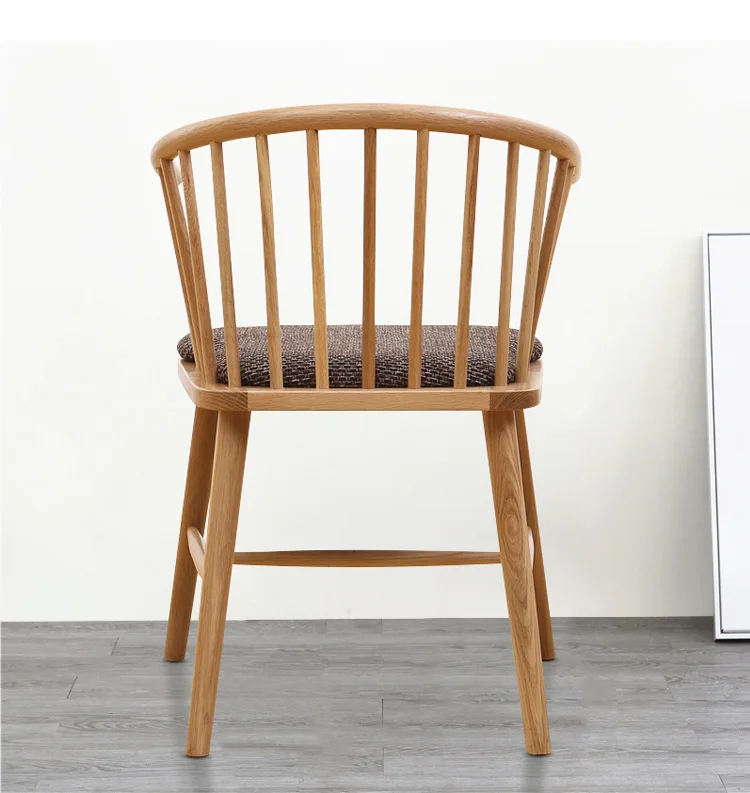 现代农舍纺锤实木背温莎圆椅简易家庭餐椅| Alibaba.com