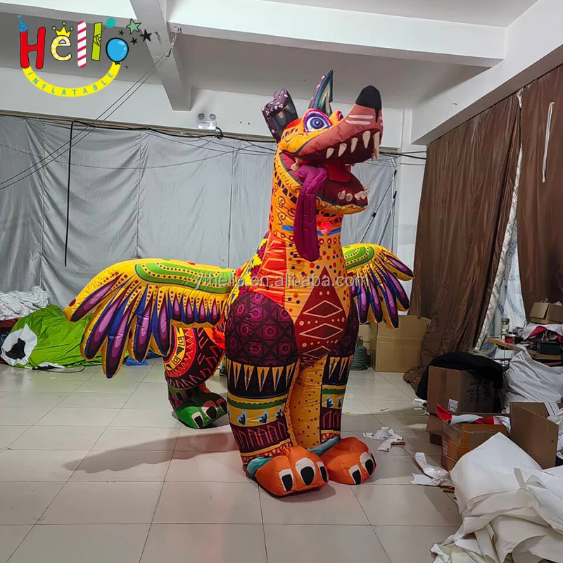 Custom Inflatable Mythical Creatures Costume Inflatable God Beast Wings ...