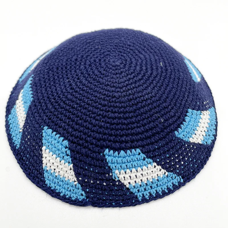 Wholesale Custom Kippah Hat Hand Crochet Kippa Quality Knit Kippah Bulk ...