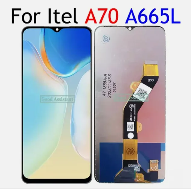 For Itel A70 Lcd Original for Itel A70 A665L Screen Display for Itel ...
