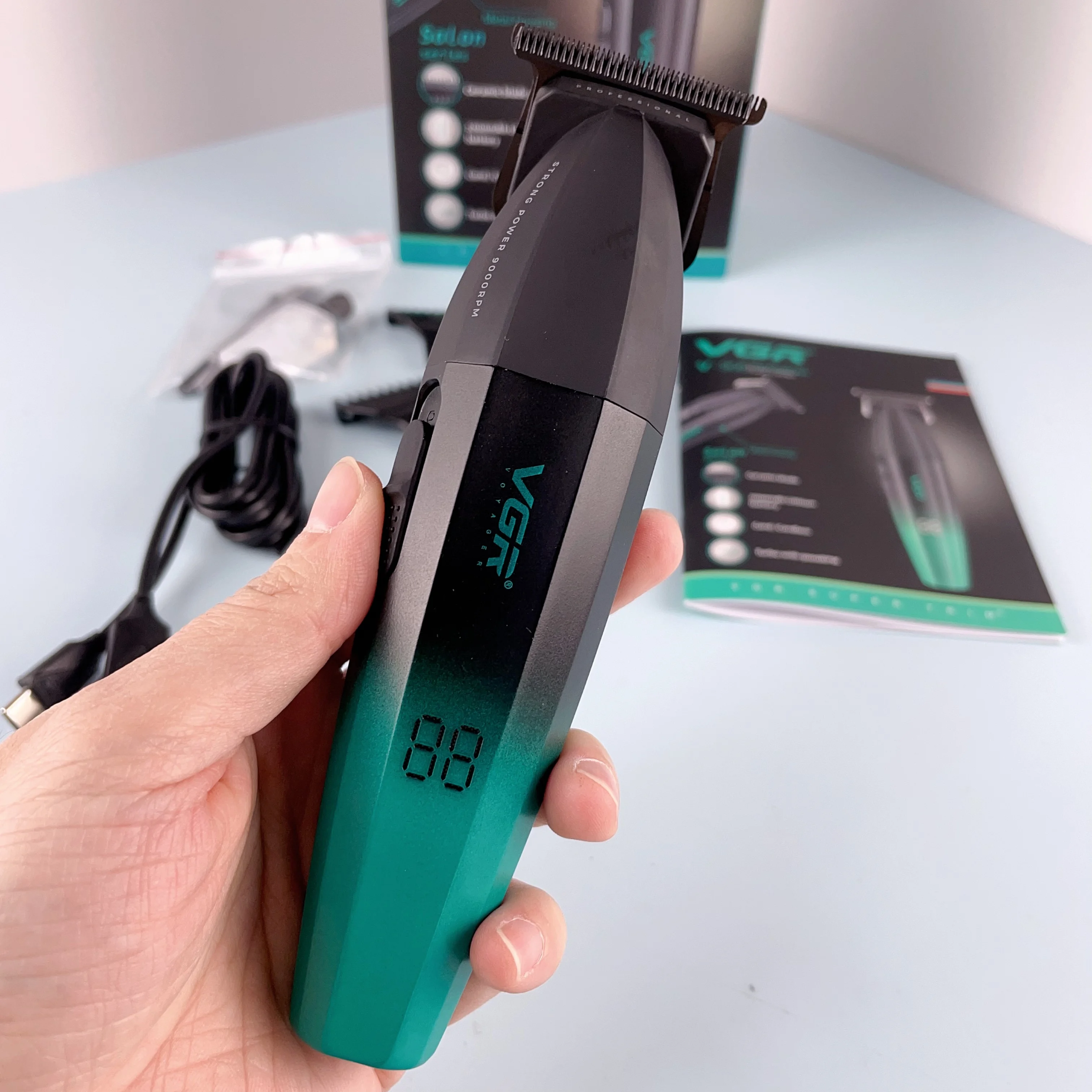 Vgr V-906 Hair Trimmer - Professional, Rechargeable, and Versatile