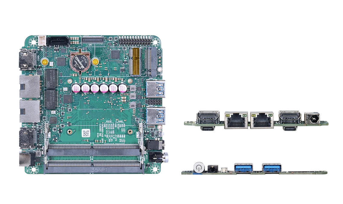 Mini Ddr5 Motherboard Nuc Size 10*10cm Dual Gigabit Network Nvme Ssd H-d2.0 4k Gaming Board ...