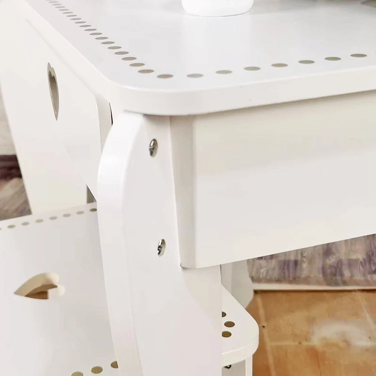 White Simple Children's Wooden Role-playing Furniture Simulation Scene ...