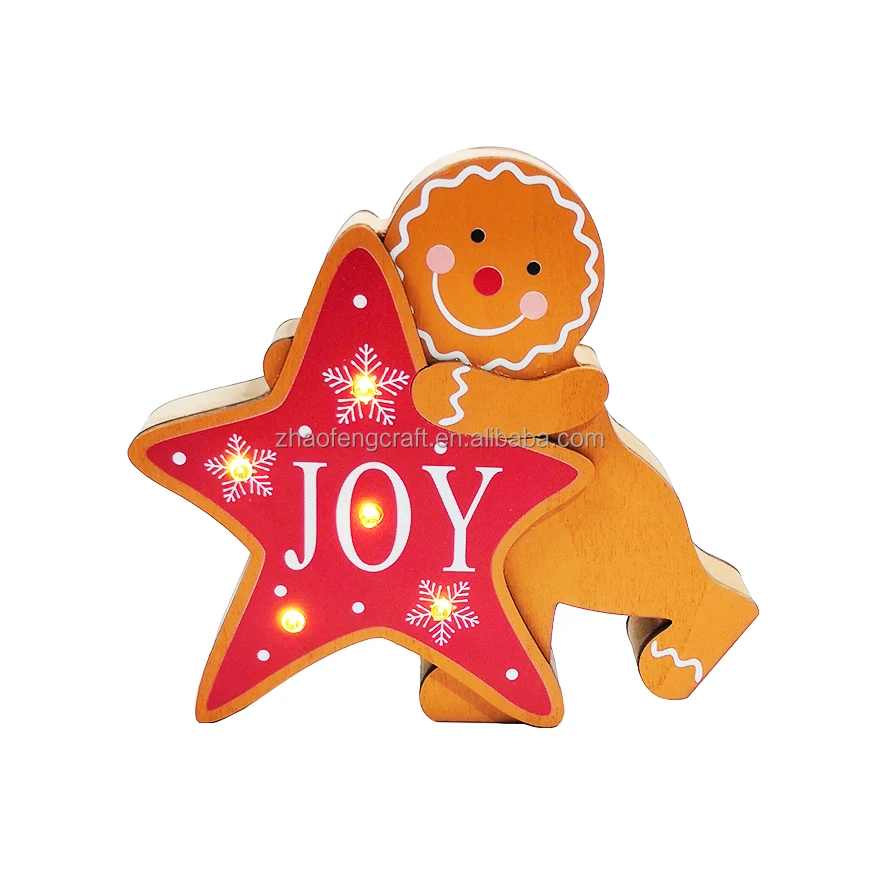 Mdf Gingerbread House Design With Led Light Gingerbread House Wood ...