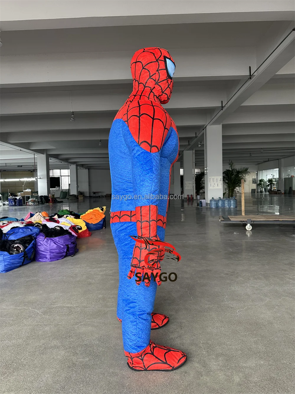Adult Venom Inflatable Suit Cosplay Costume - Funny Party Dress for ...