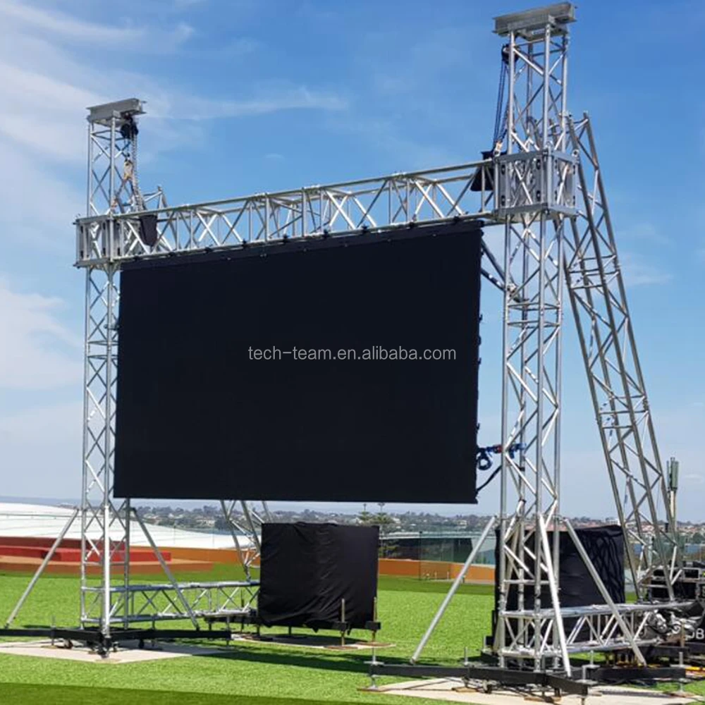 Stage Lighting Aluminum Truss Lift Tower Ground Support Truss System ...