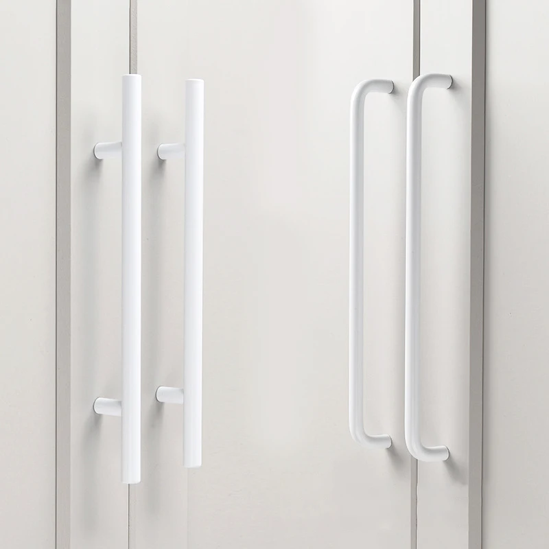 Aluminum Alloy White Modern Bedroom Outdoor Kitchen Cabinet Handles ...