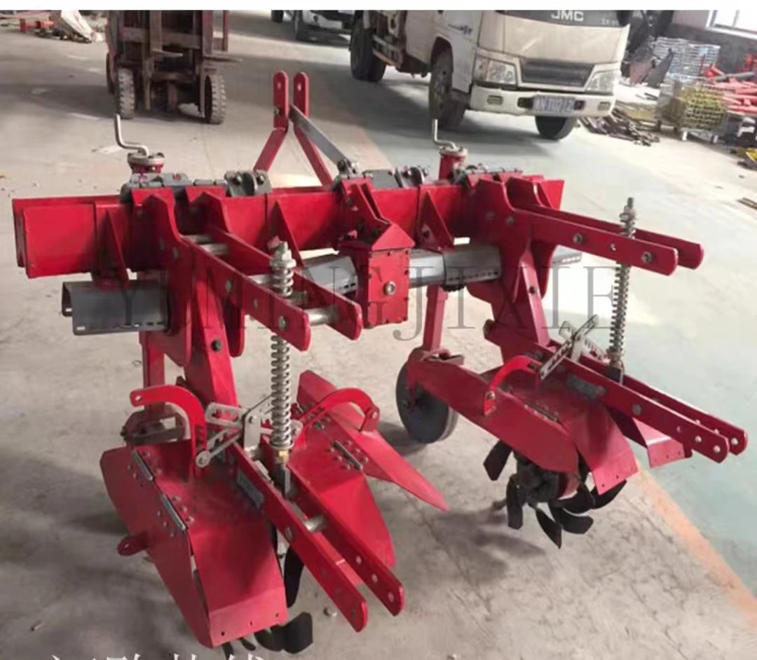 Agricultural Tractor With Double Potato Cultivator Rotary Cultivation ...