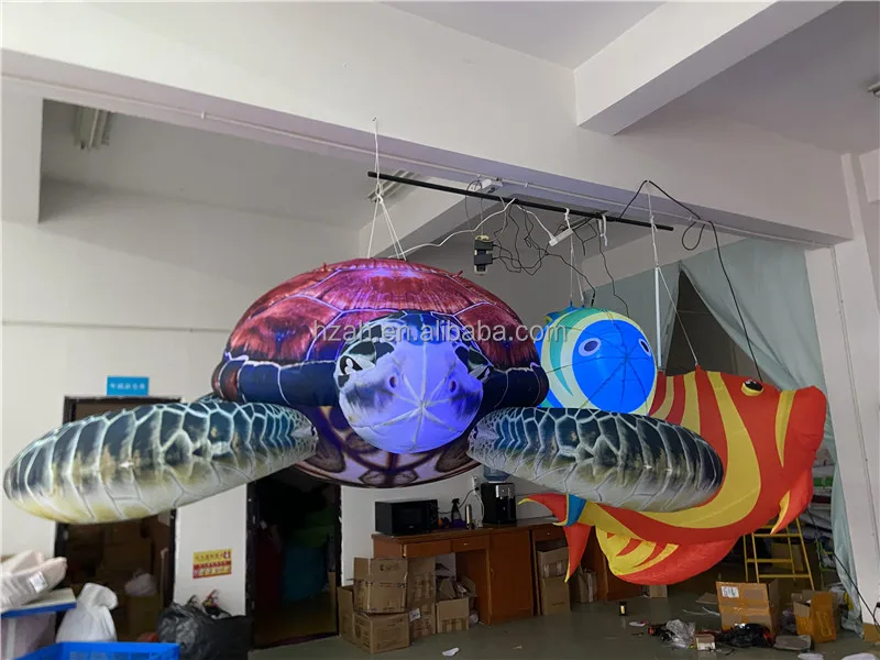 Lighted Inflatable Sea Turtle - Perfect for Ocean Parties