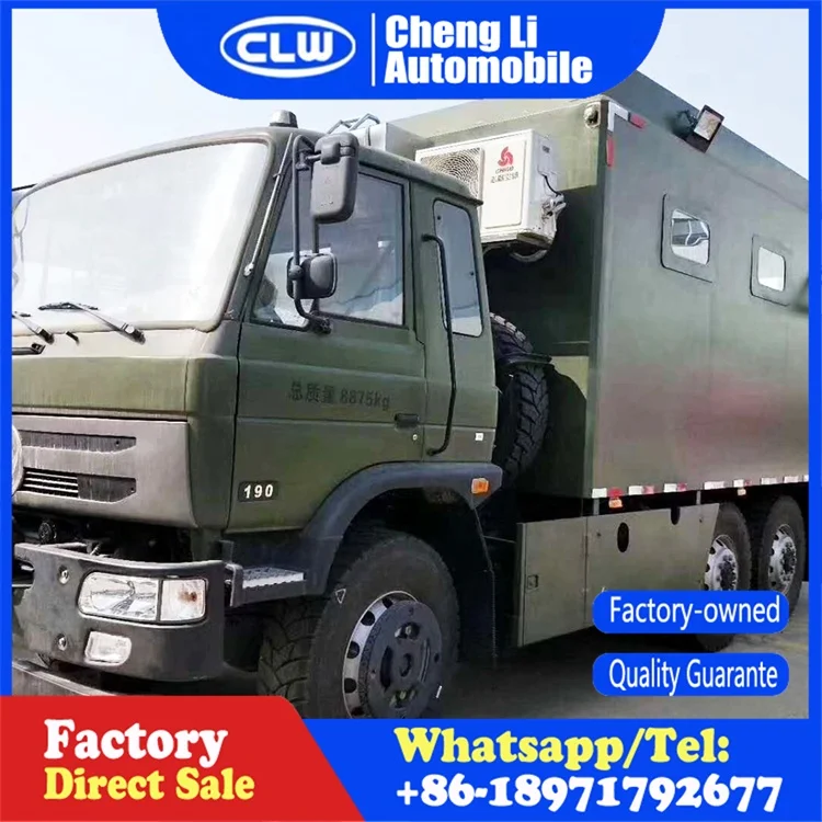 China Brand 6X4 RV Motorhome Campervan with Bathroom
