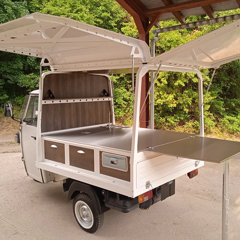 Customized Tricycle Food Truck Coffee Food Truck Mobile Food Kiosk ...