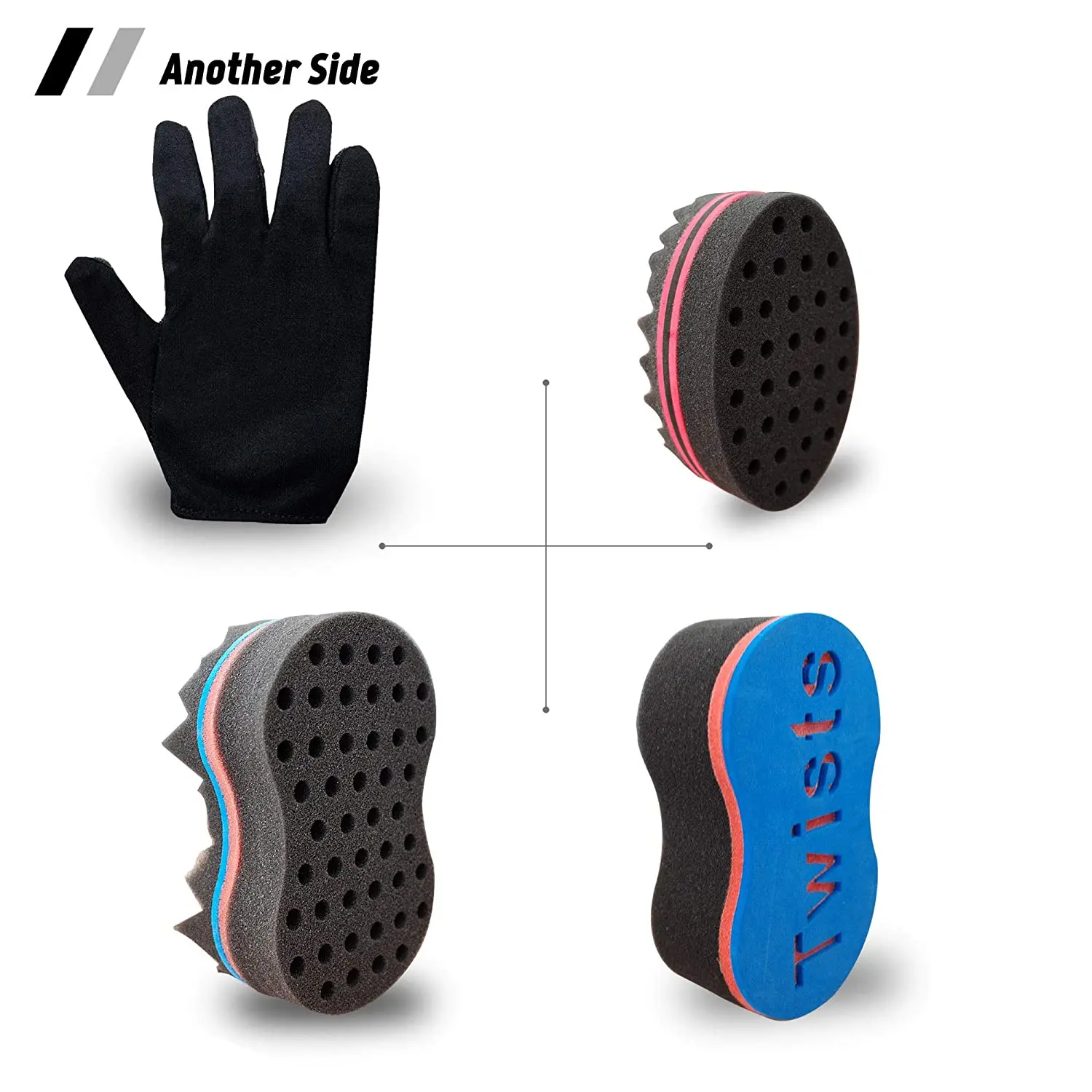 Dreads Locking Twist Afro Curl Coil Wave Hair Care Tool Big Holes ...