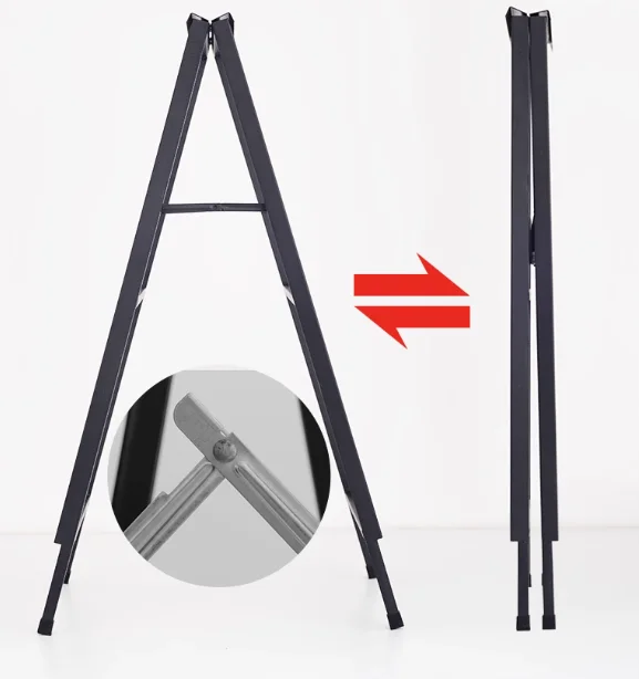 Metal Advertising Boards Stand Free Standing Display A Frame Double ...