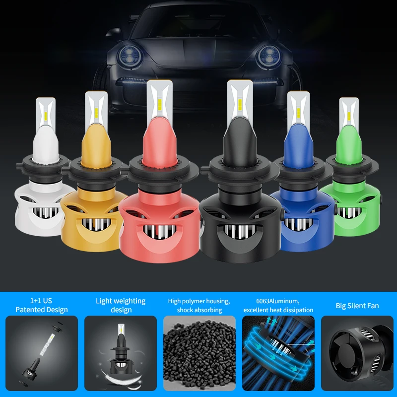 1860 Chips 6500K Car Lights - Bright, Efficient, and Universal