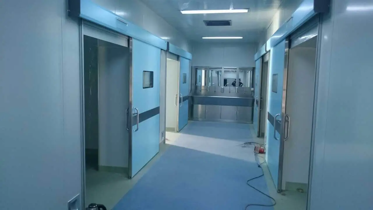 Hospital Automatic Hermetic Airtight Sliding Door With Hand Sensor And ...