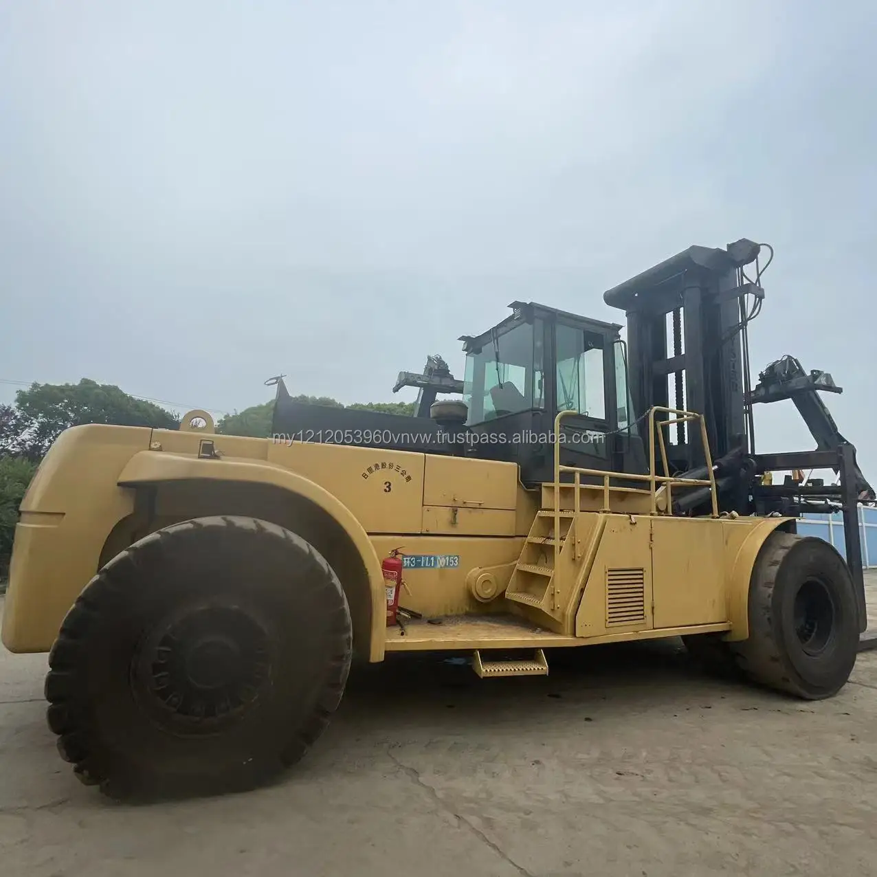 핫 세일 중고 TCM 지게차 25 톤 FD250 칼마르 하이스터 30 톤 32톤 FD300 FD320 대형 지게차 ...