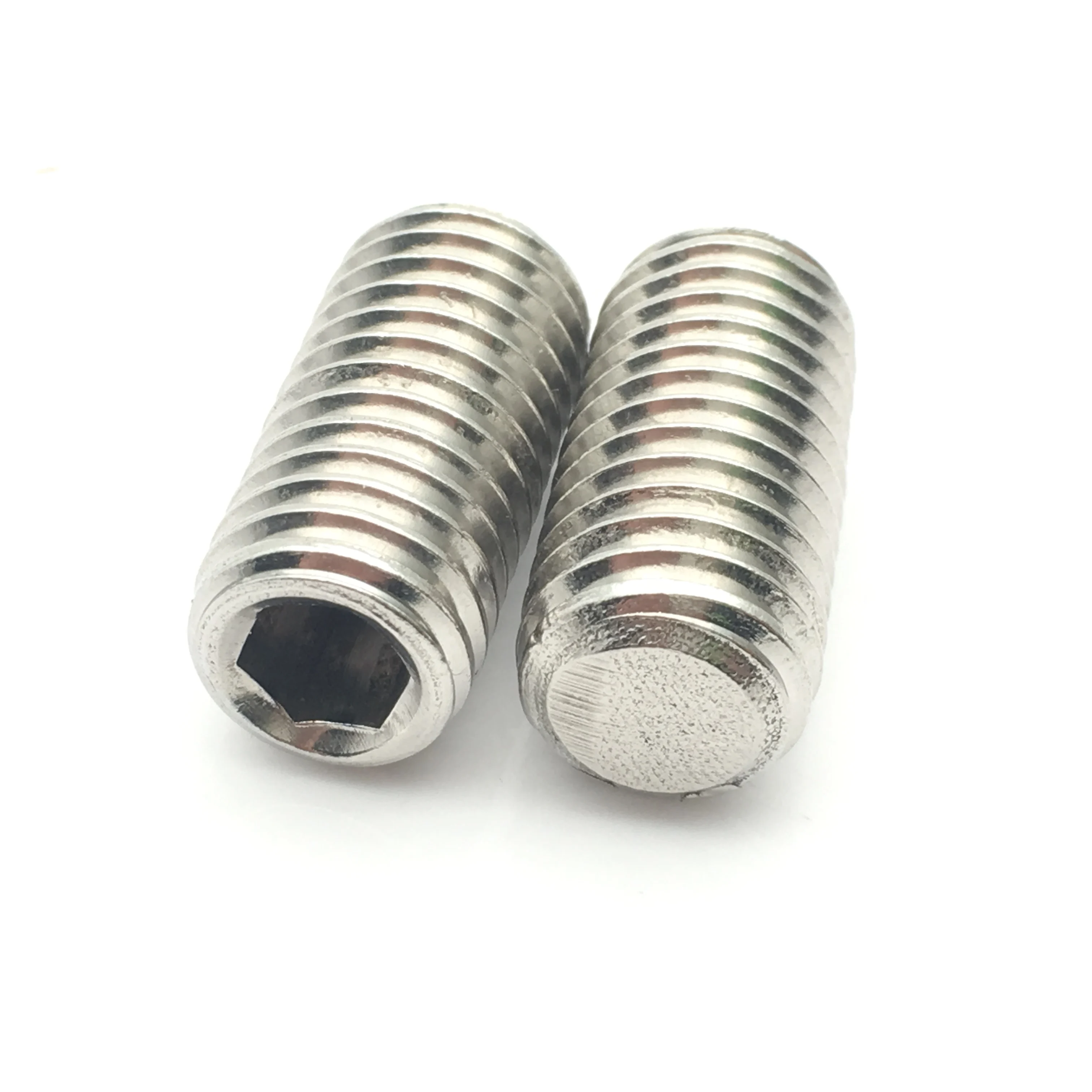 DIN913 Stainless Steel 304 316 Flat Point Set Screw M3-M12| Alibaba.com