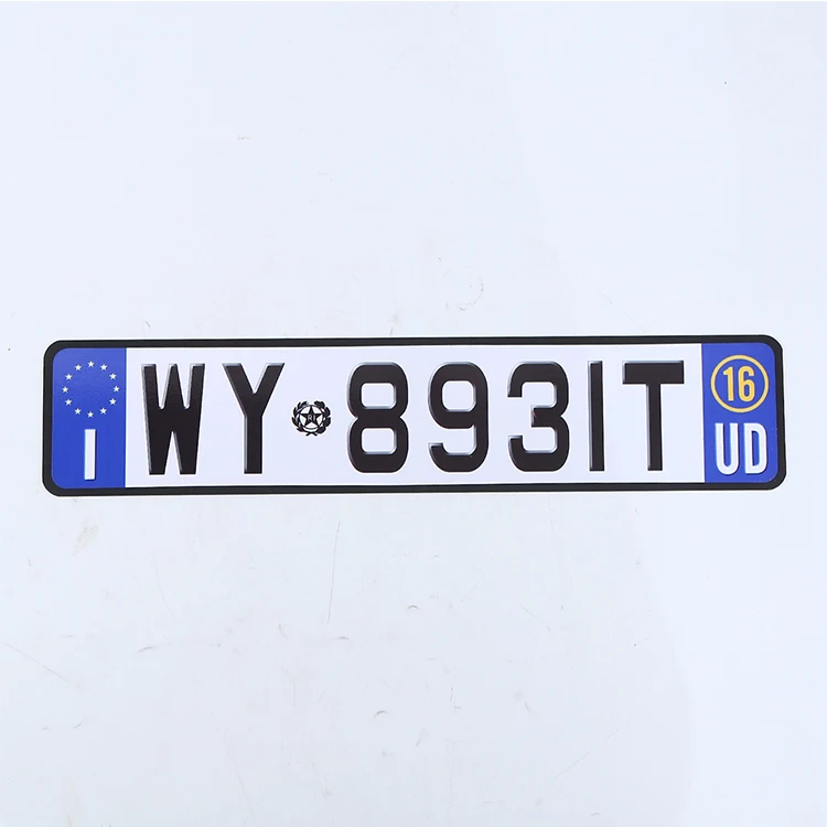 High Quality License Plate - Best Price European Custom Metal