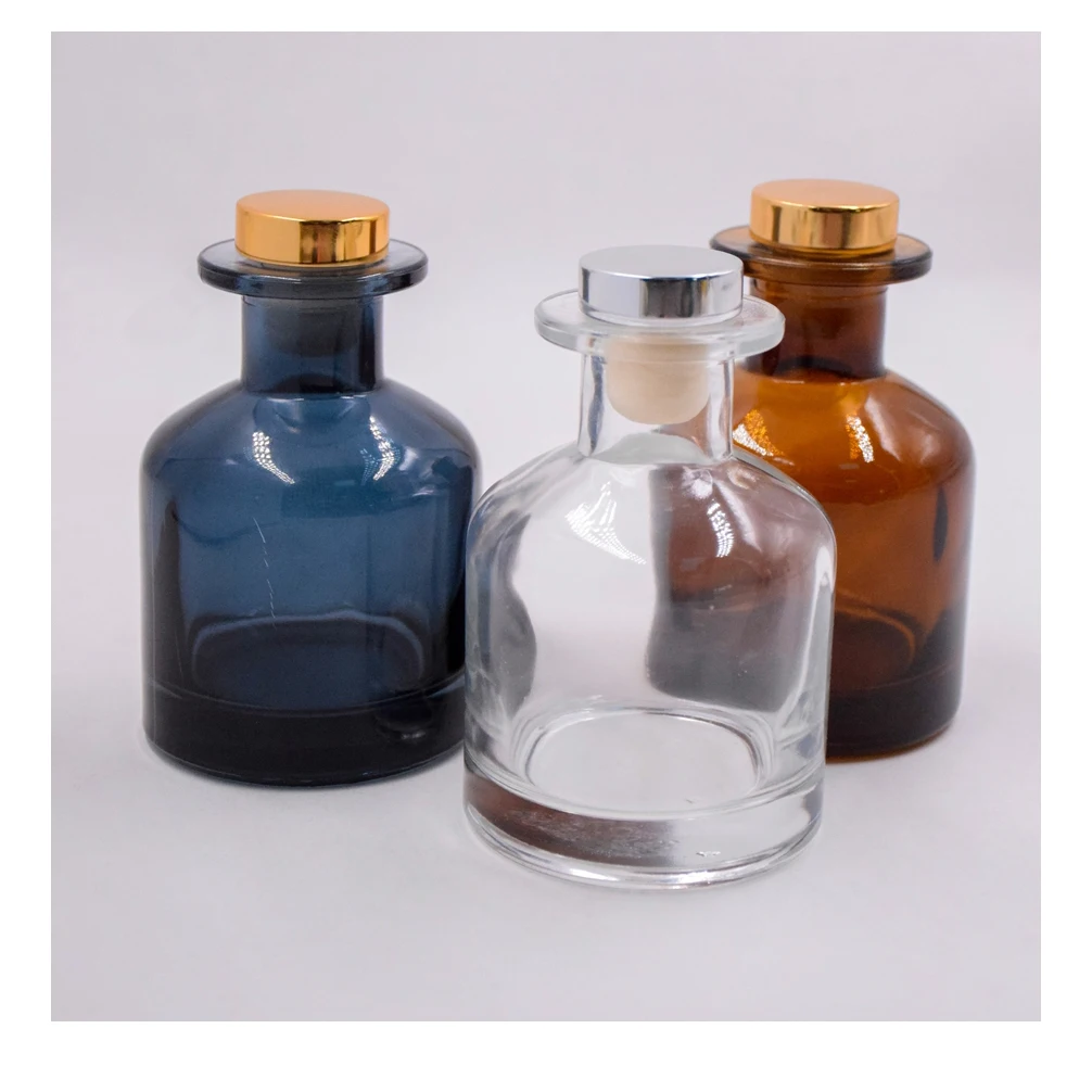 Luxury Empty Reed Diffuser Glass Bottle Frosted Glass Perfume Bottle ...