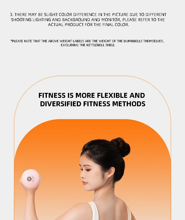 Unique Dumbbell Kettlebell Two-in-one Multifunctional Adjustable ...