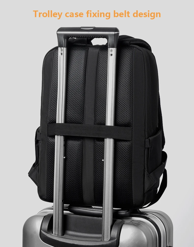 Custom Luxury Business Backpack Waterproof Computer Unisex Men Mochilas ...