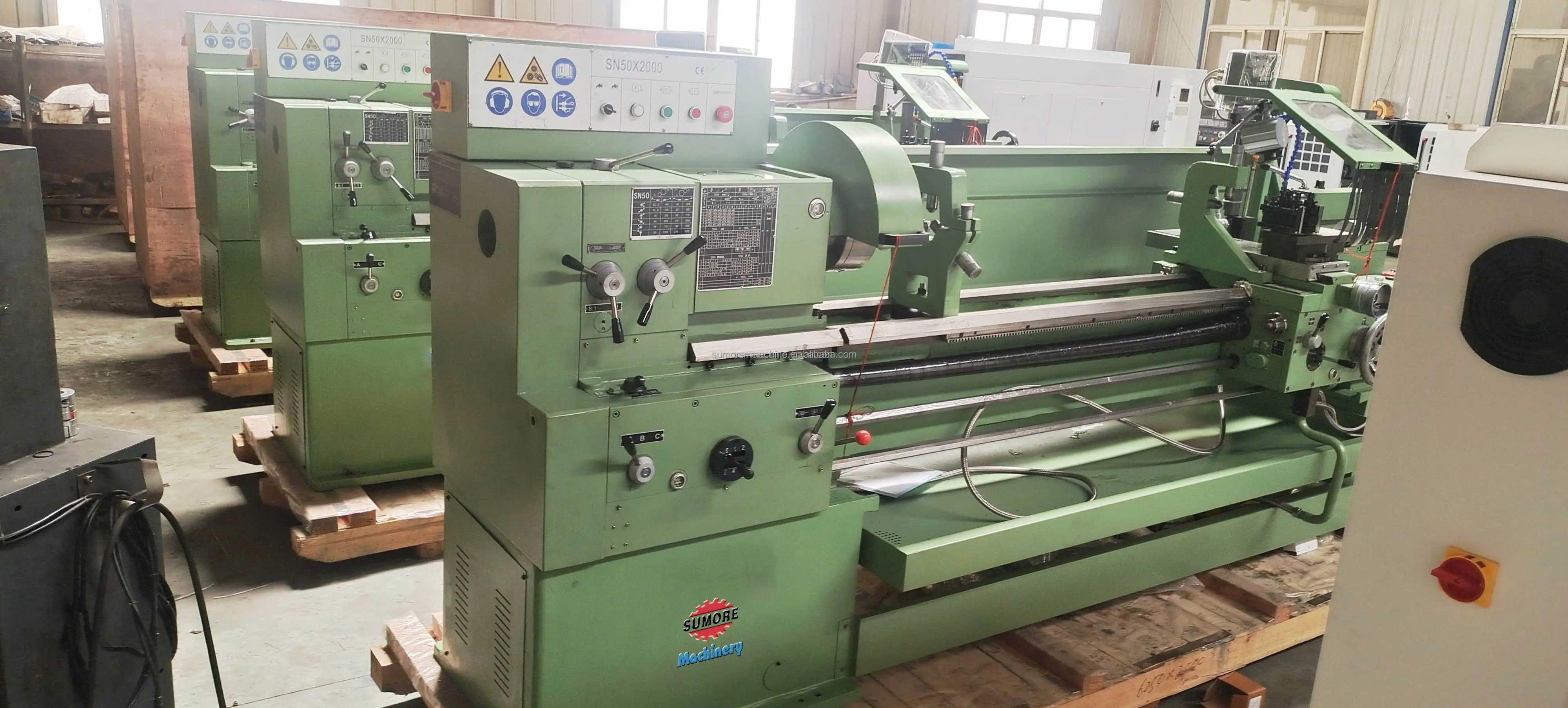 Manual Lathe SN50C Horizontal Metal Lathe Machine 1000/1500/2000mm ...