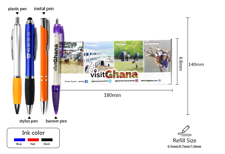 Cheap Custom Promotional Cheap Click Metal Luxury Wholesale Ballpoint ...