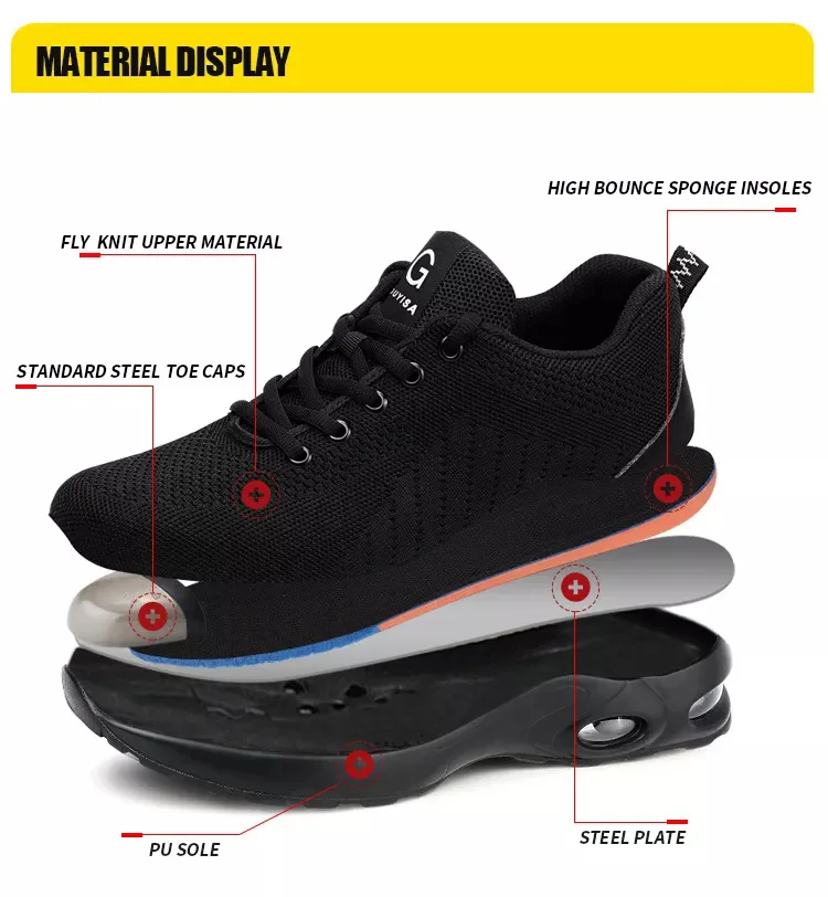 High Quality Fashion Construction Workers Industrial Mining Non-slip ...