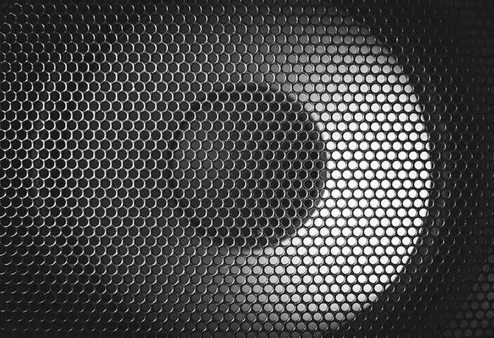 Customized Durable Aluminum Perforated Metal Mesh for Speaker Cover ...