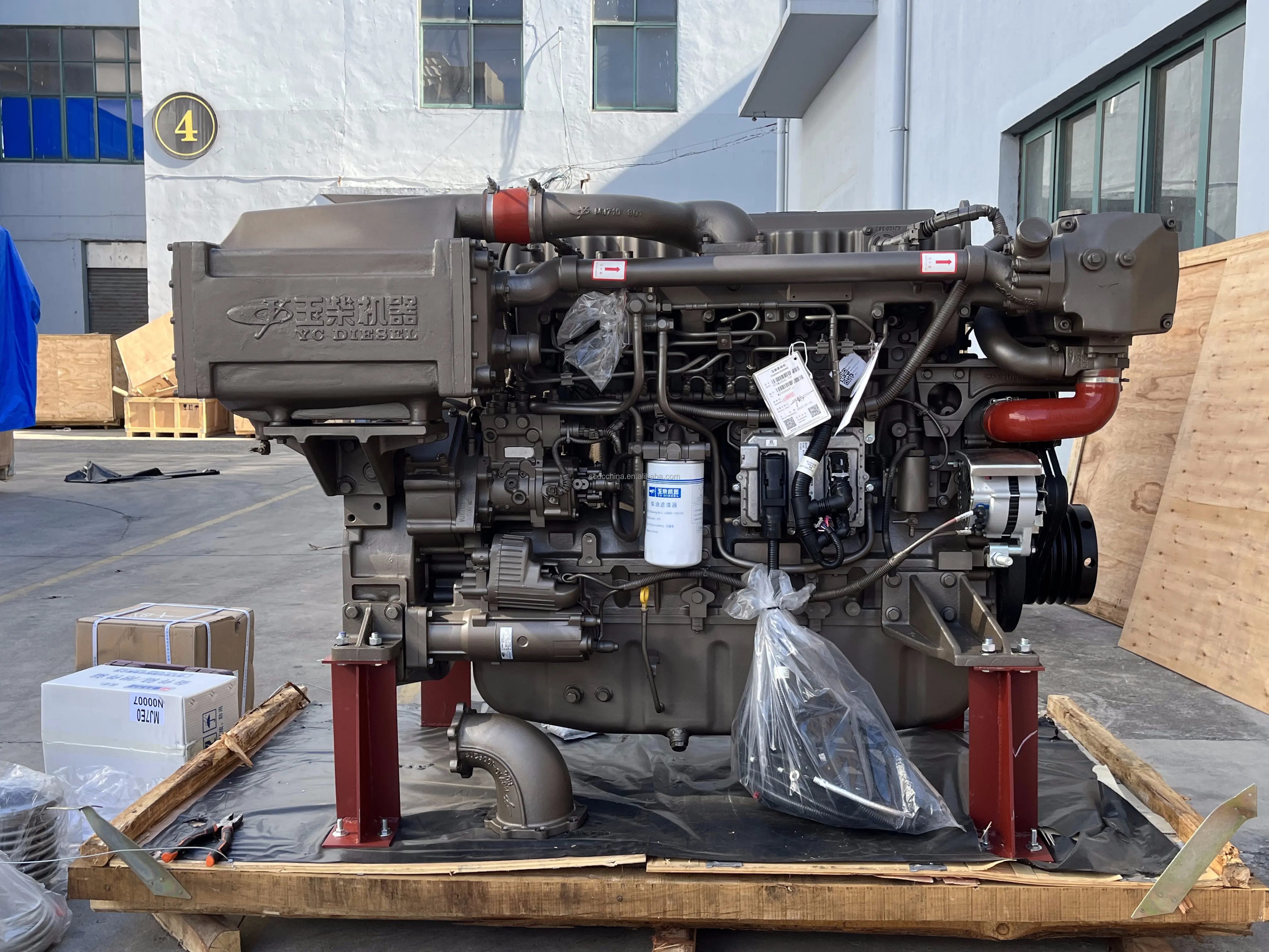 Yuchai Marine Diesel Engine Yc6m Series Yc6mj410l-c20 - Buy Yuchai ...