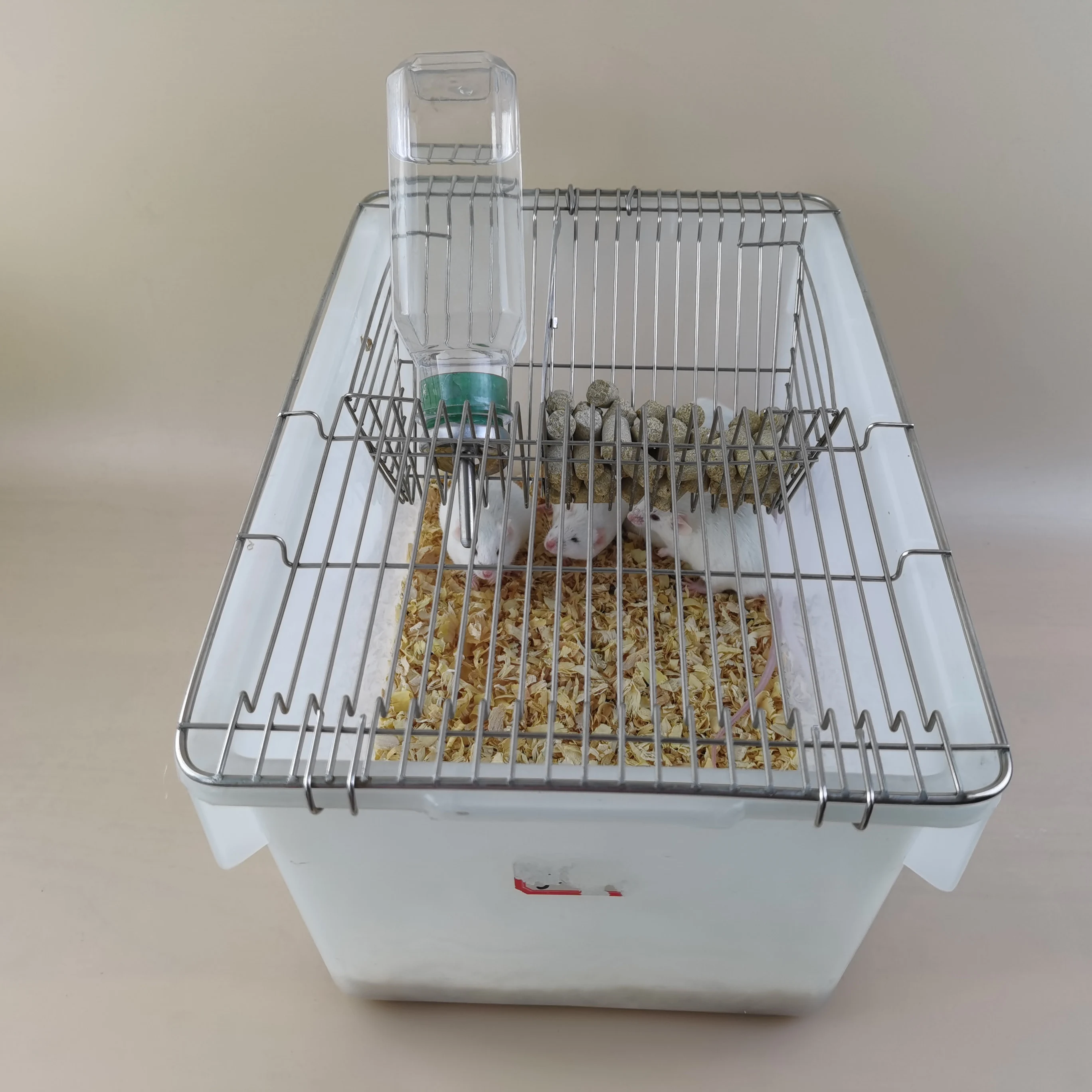 Stainless Steel Lid Breeding Shelf Rack Rat Mouse Cages