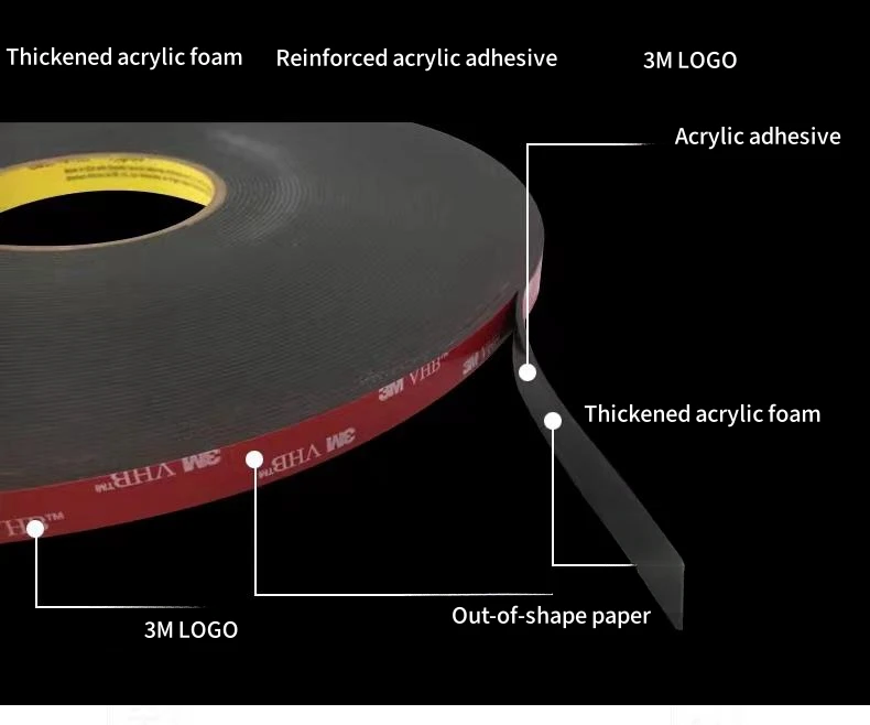 Genuine 3m5925/5952 Double-sided Tape Vhb Foam High Temperature ...