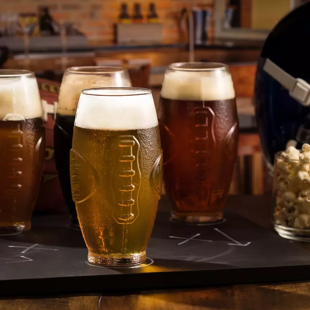 Alibaba.com: 16 oz rugby football shaped beer glass mug, classic style ...