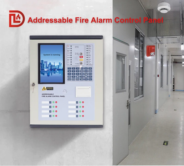 Addressable Fire Alarm Control Panel - 4 Loops, 220V