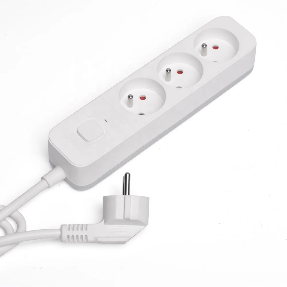 3 Outlet Extension Cord French Type Power Strip Extension - Buy French ...