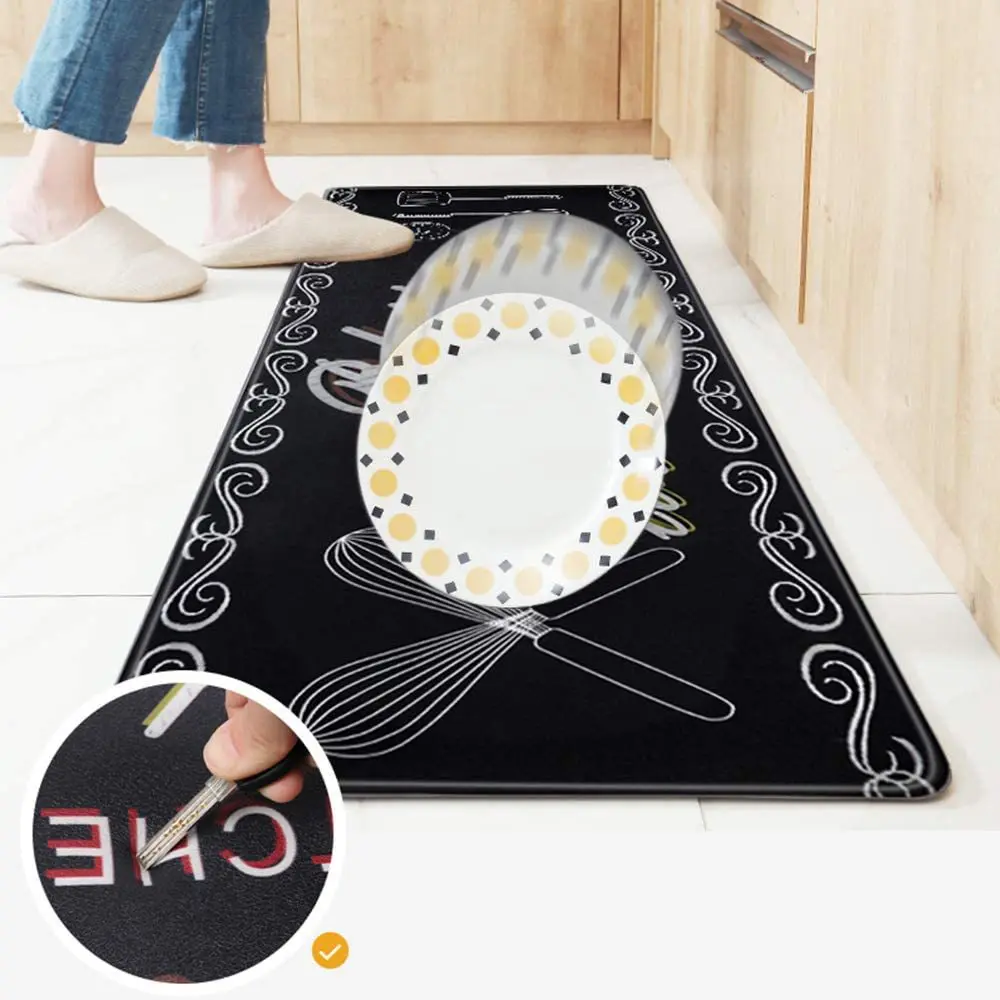 Mat For Waterproof Kitchen Carpet Cuttable Waterproof Kitchen Cabinets ...