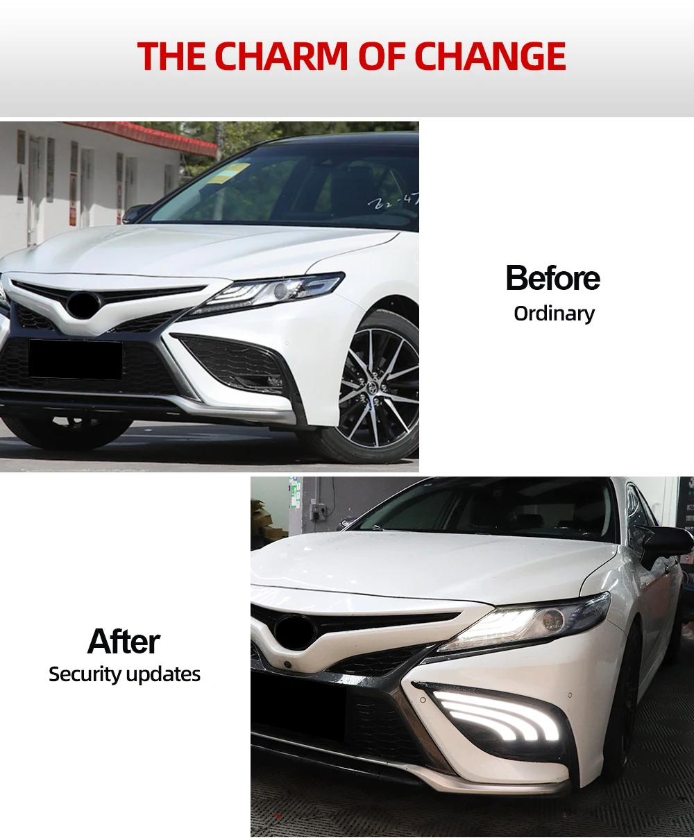 Toyota Camry 2021-2022 LED Daytime Running Lights & Turn Signals