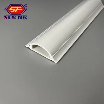 Oem Pvc Arc Floor Trunking Pvc Cord Cover Half Moon Cable Trunking ...