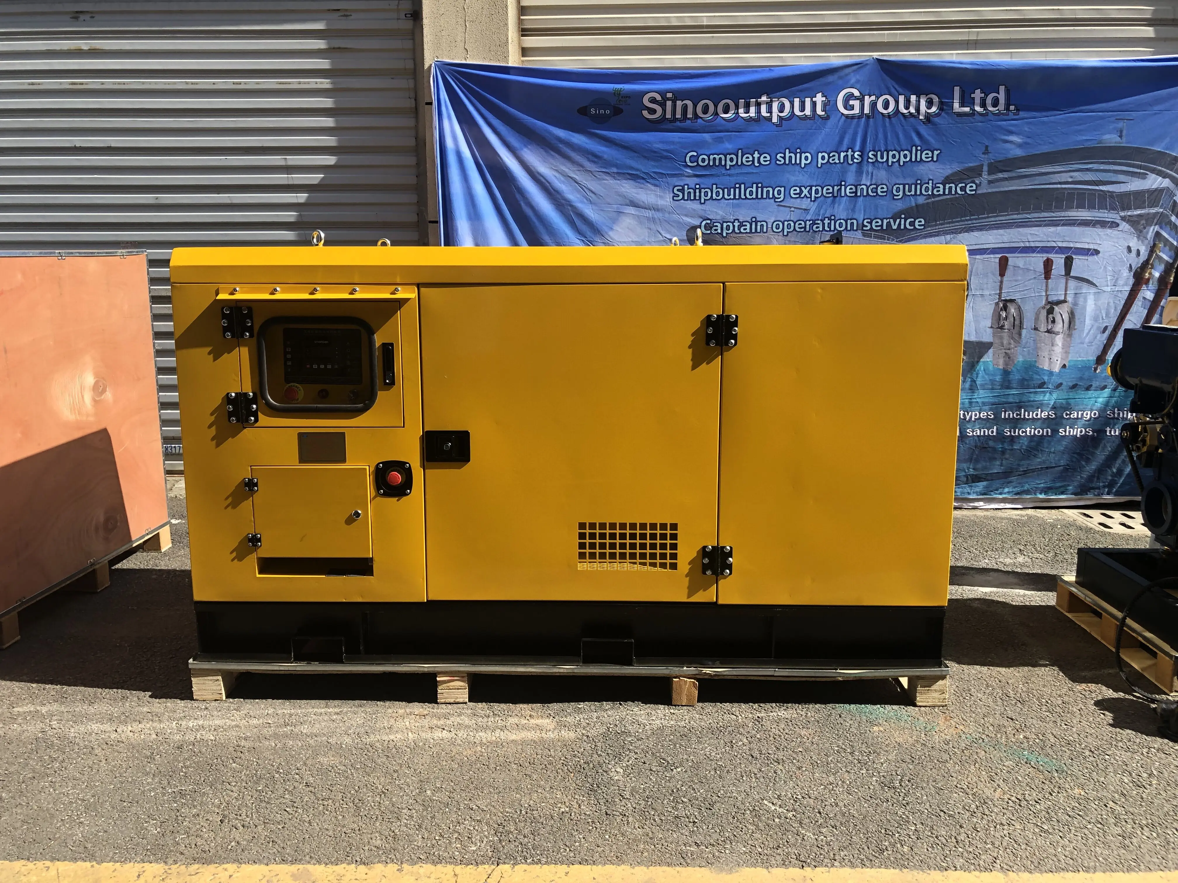 SINOOUTPUT 40KW 1500RPM 230V 50Hz Diesel Land Generator Set Weichai Engine and SINO All-copper ...