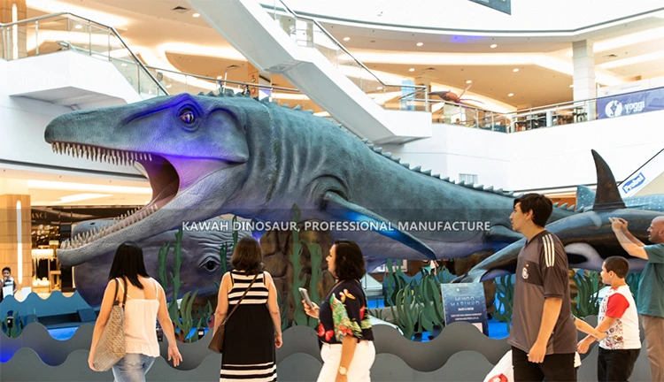 Giant Animatronic Mosasaurus - Perfect for Sea Park Shows