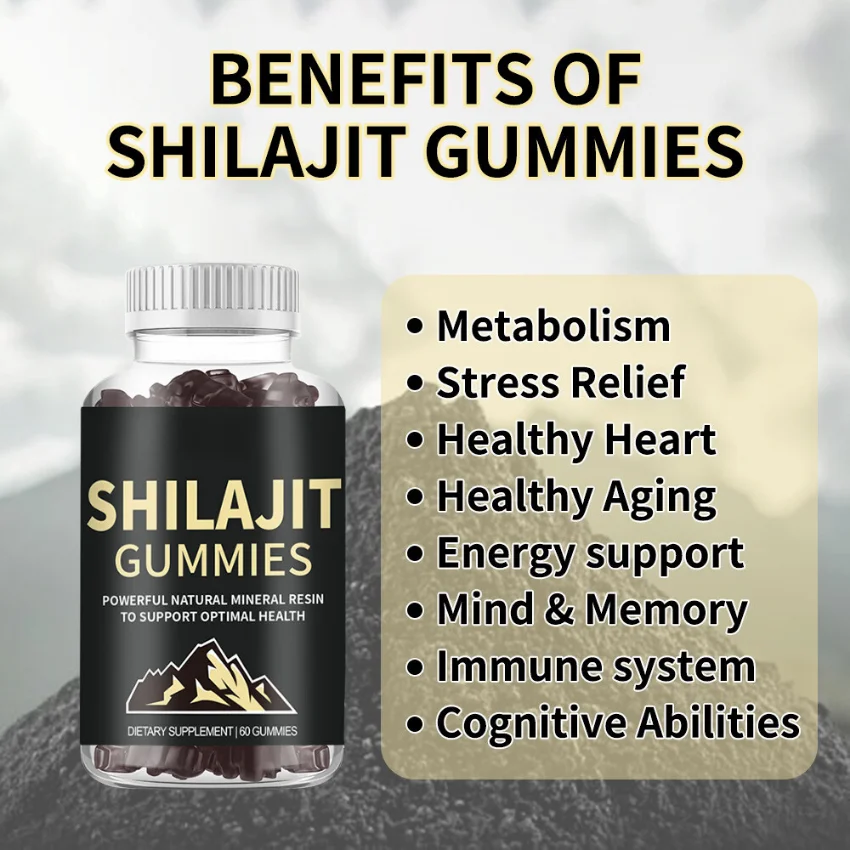 Oem Shilajit Gummies Shilajit Extract Gummies 500mg Pure Himalayan ...