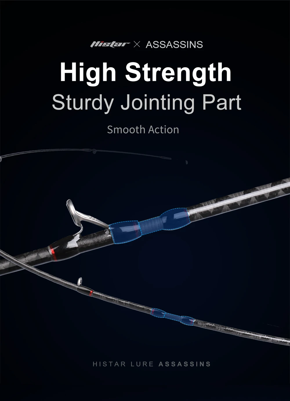 Histar Assassins 4 Sections Portable Full Carbon Rods