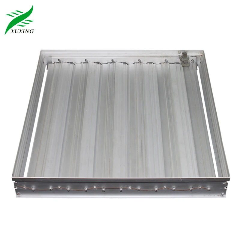 Hvac System Square Aluminium Mill Finish Manual Obd Opposed Blade ...