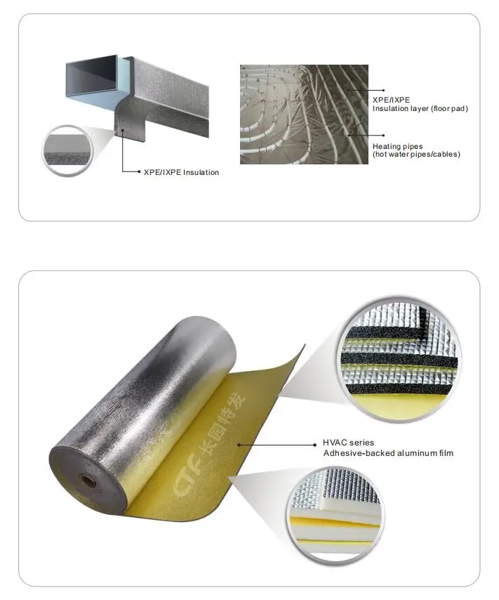 Polyolefin Thermal Insulation Foam Rolls - XLPE Sheets