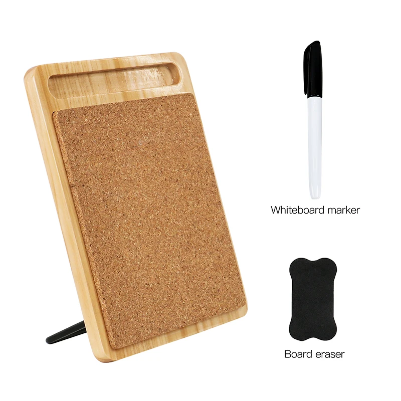 Desktop Small Message Board Bulletin Board Cork Board for Hanging Tack ...