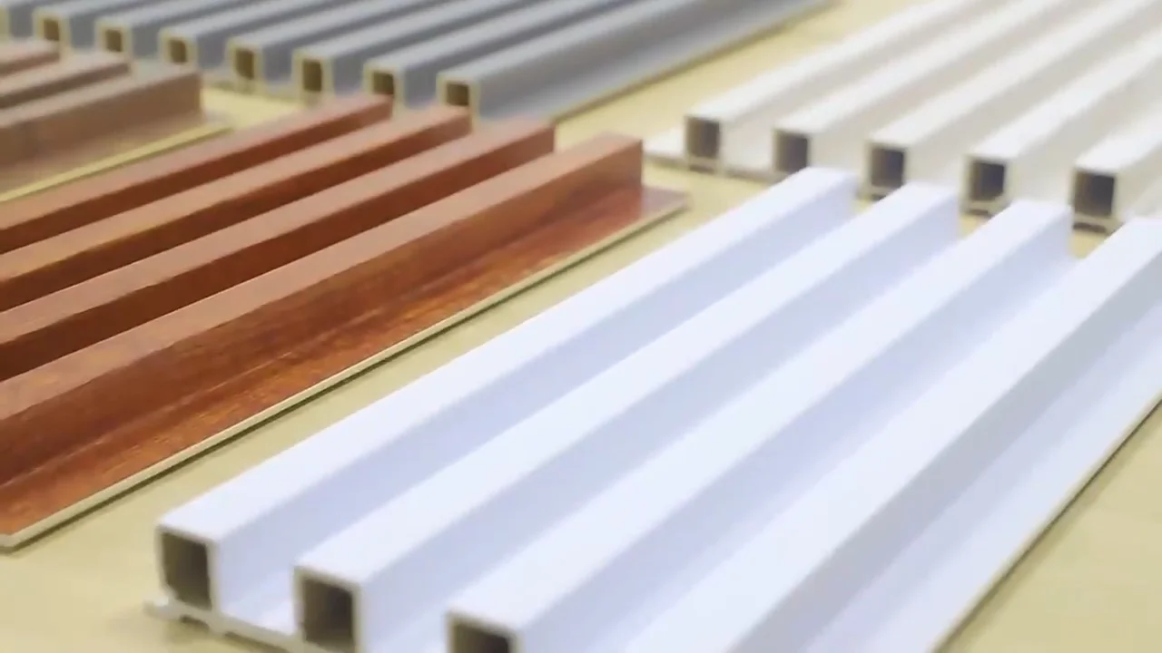 Modern Pvc Wpc Wall Panels Designs For Decor Fluted Wall Panel Wood ...