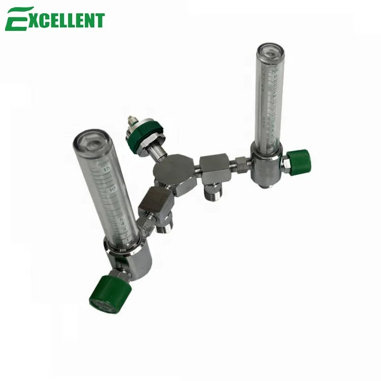 Medical Oxygen Flowmeter With Ohmeda / Chemetron Adapter With Check ...